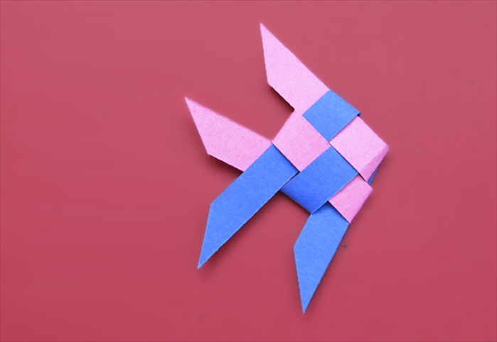 How To Make A Fish From Woven Paper Strips Or Ribbon