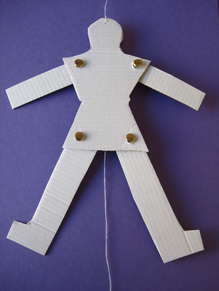 How To Make A Jumping Puppet From Cardboard And String How To Make A Jumping Puppet From Cardboard And String