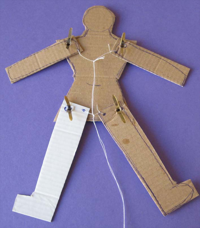 How To Make A Jumping Puppet From Cardboard And String